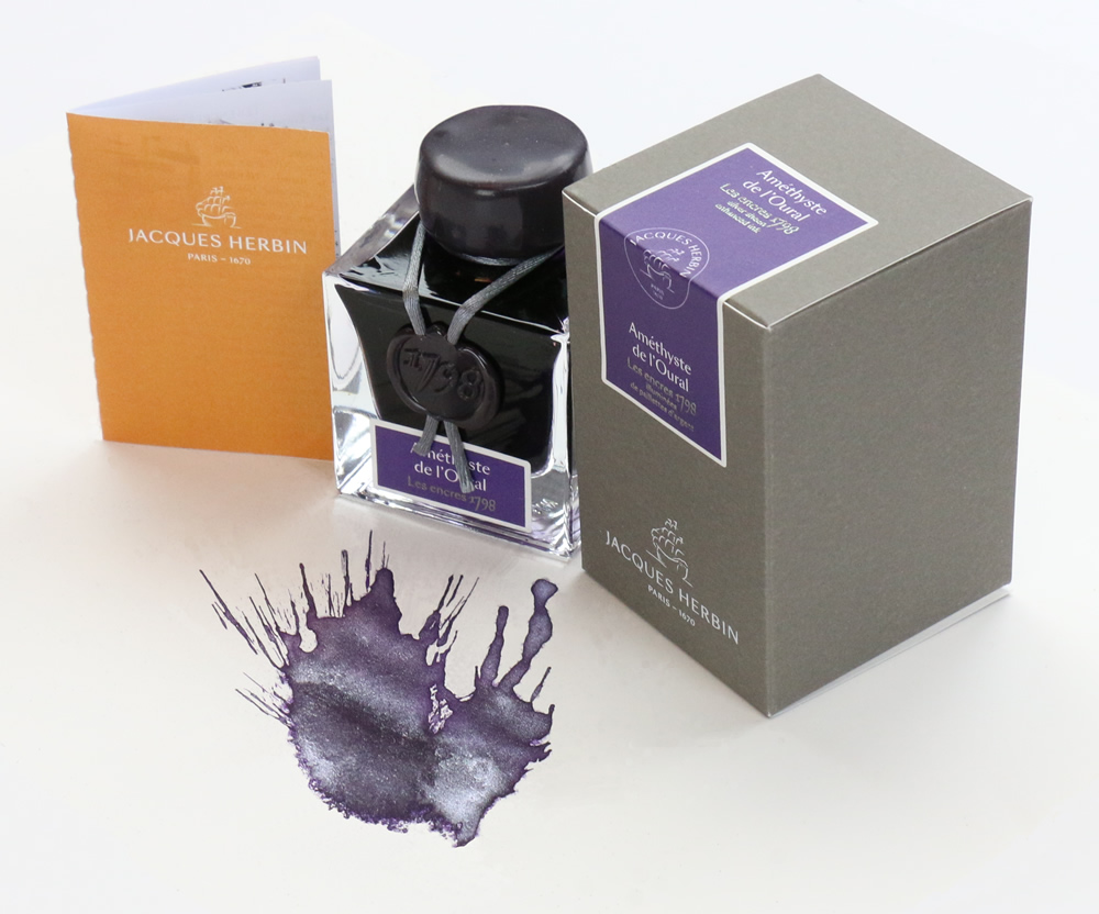 Jacques Herbin 1798 Améthyste de L’Oural ink Review & Giveaway! - Pen ...