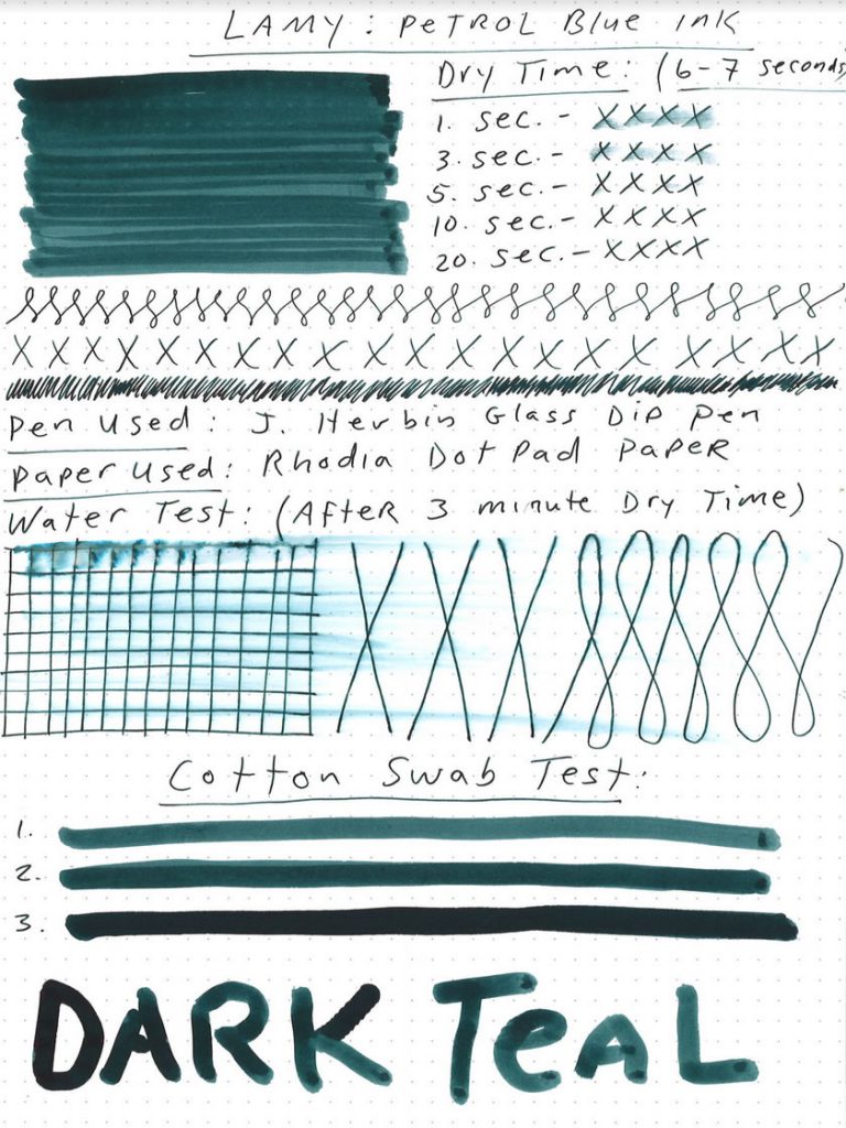 Lamy Petrol Ink Review & Giveaway! - Pen Chalet