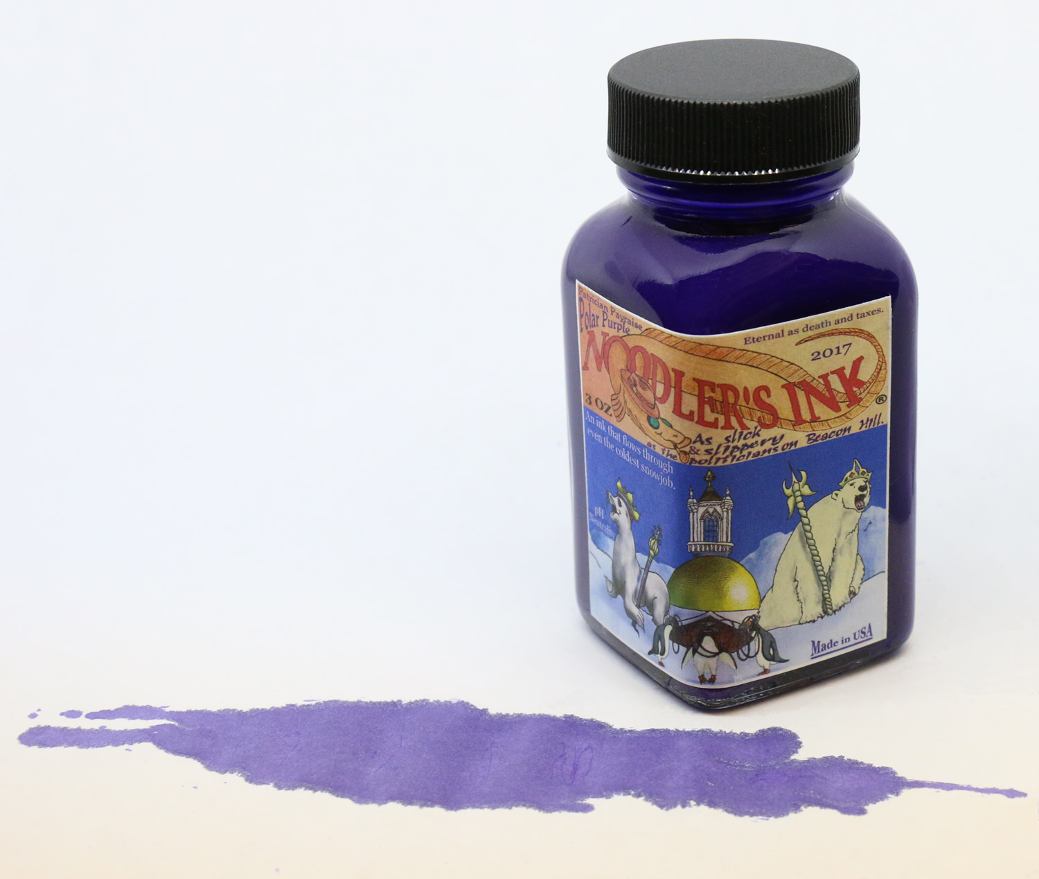 Noodlers Polar Purple Ink Review and Giveaway! - Pen Chalet