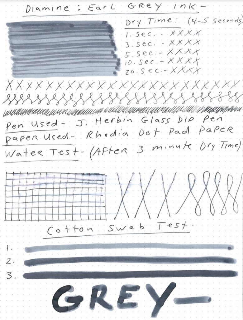 Diamine Earl Grey Ink Review & Giveaway! - Pen Chalet