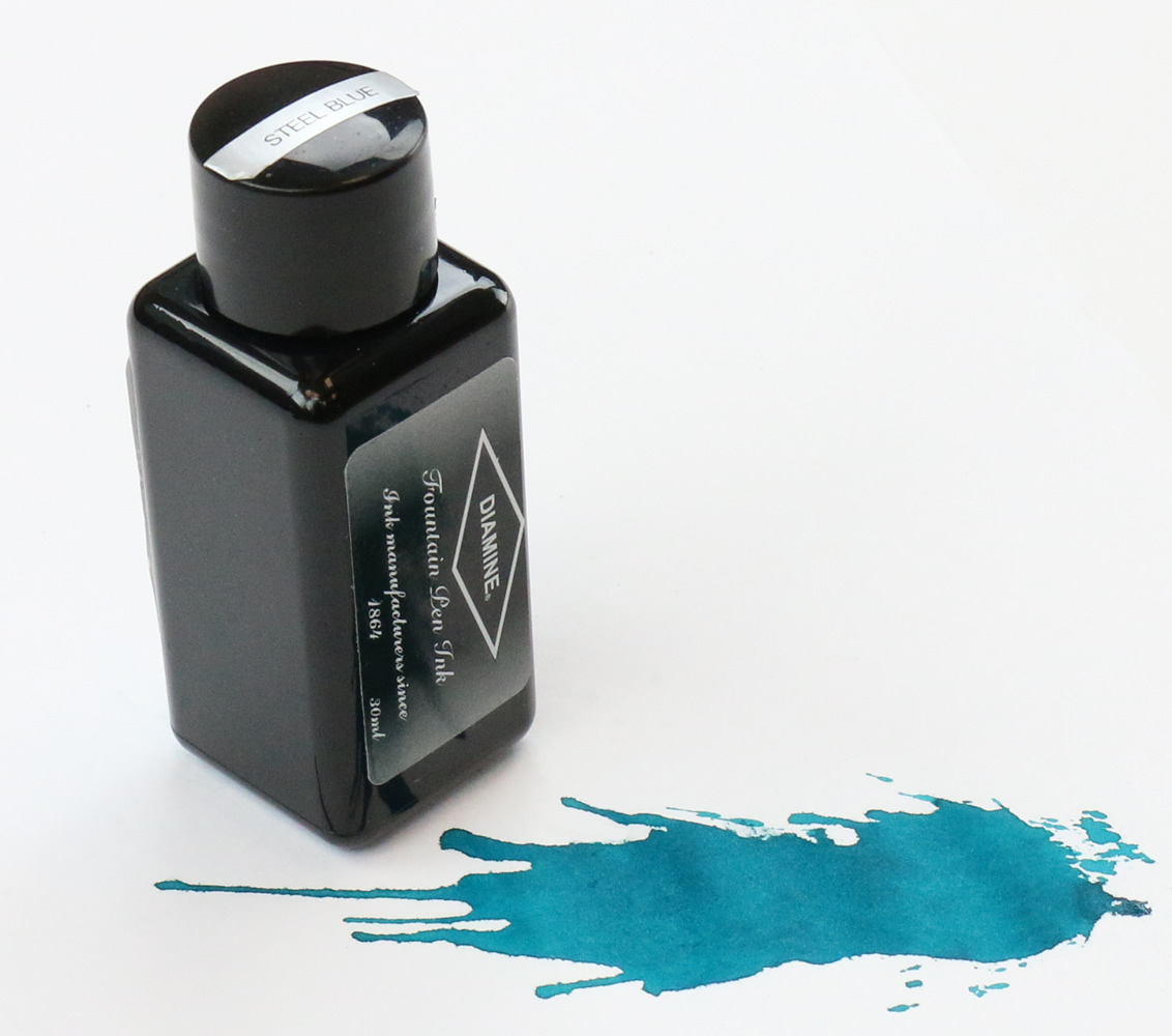 Diamine Steel Blue Ink Review & Giveaway! - Pen Chalet