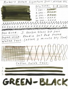Robert Oster Motor Oil Ink Review & Giveaway! - Pen Chalet