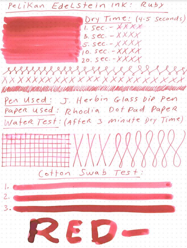 Pelikan Edelstein Ruby Ink Review & Giveaway! - Pen Chalet