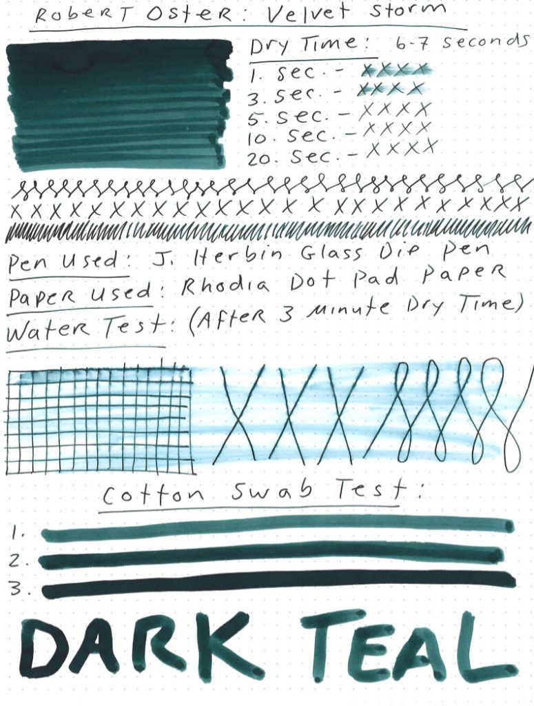 Robert Oster Velvet Storm Ink - Pen Chalet