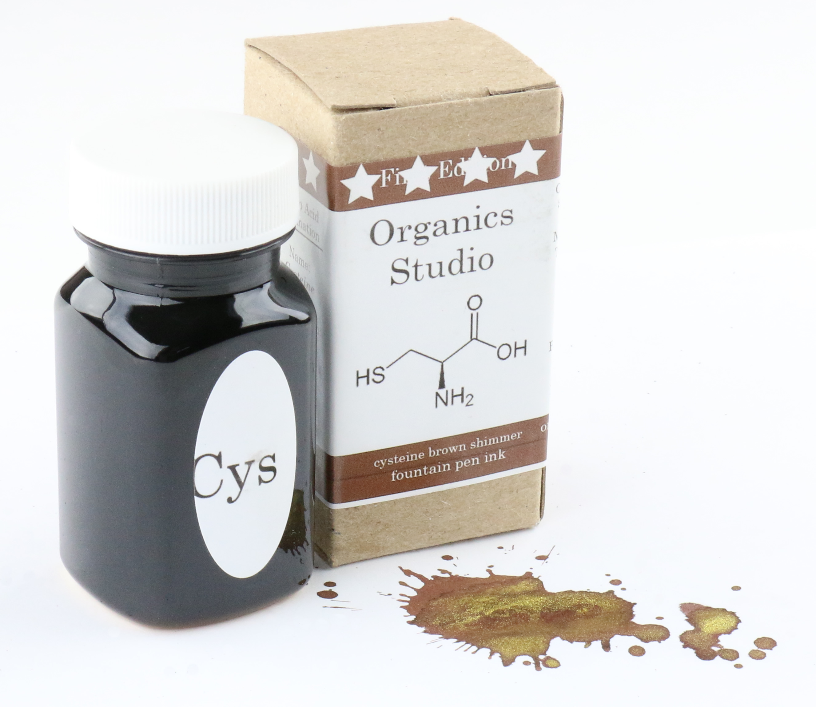 Organics Studio Cysteine Brown Ink Review & Giveaway! - Pen Chalet