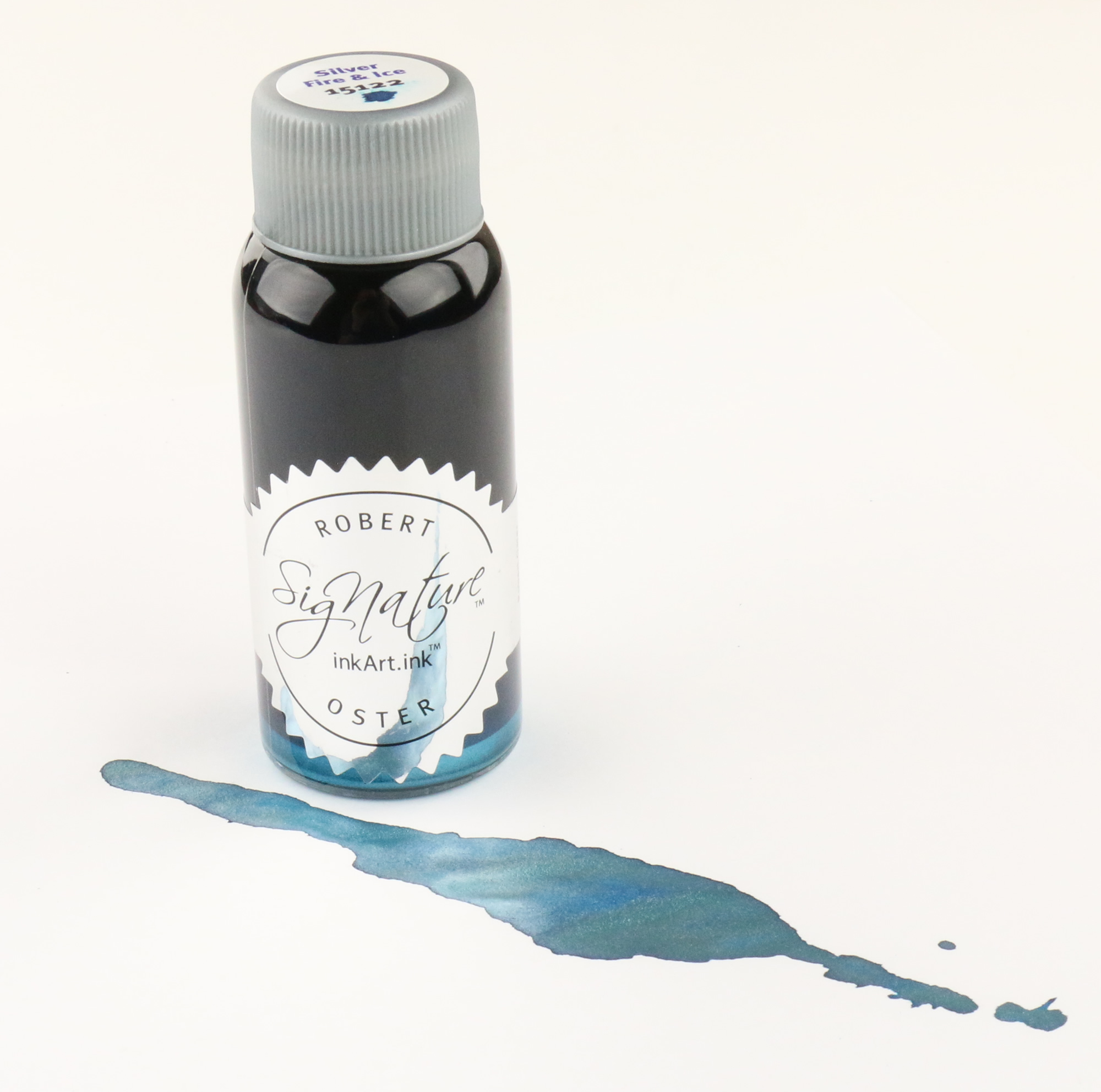 Robert Oster Silver Fire & Ice Ink Review and Giveaway - Pen Chalet