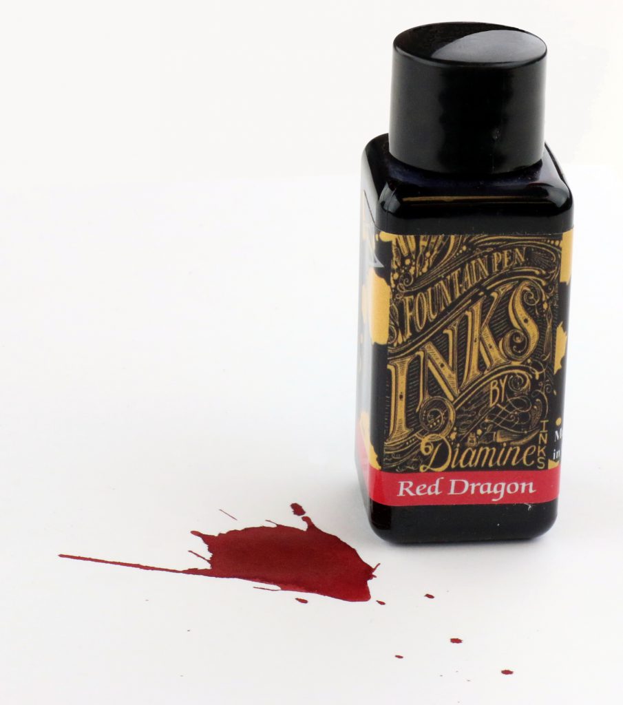 Diamine Red Dragon Ink Review & Giveaway - Pen Chalet