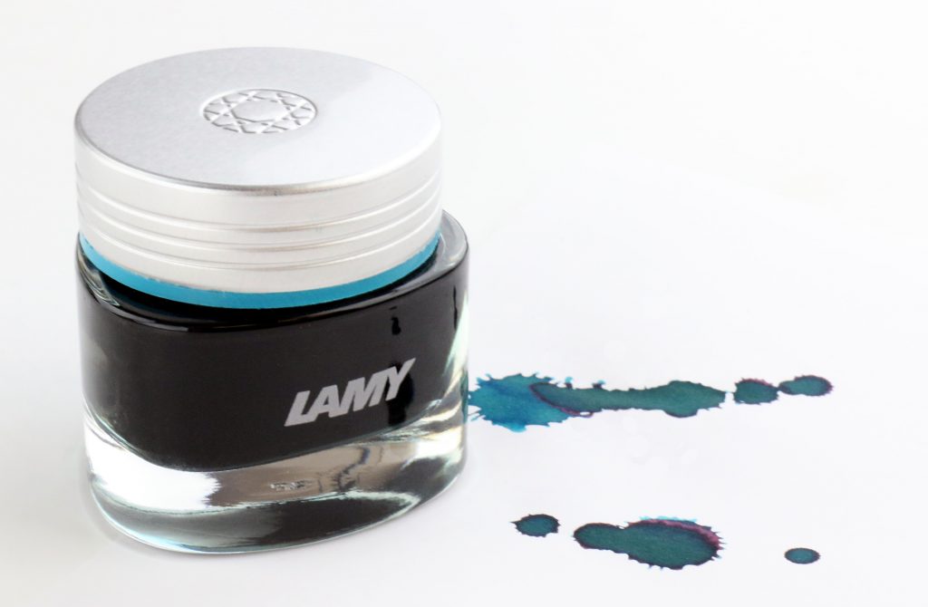 Pen Chalet Ink Review & Giveaway: Lamy Crystal Amazonite Ink - Pen Chalet