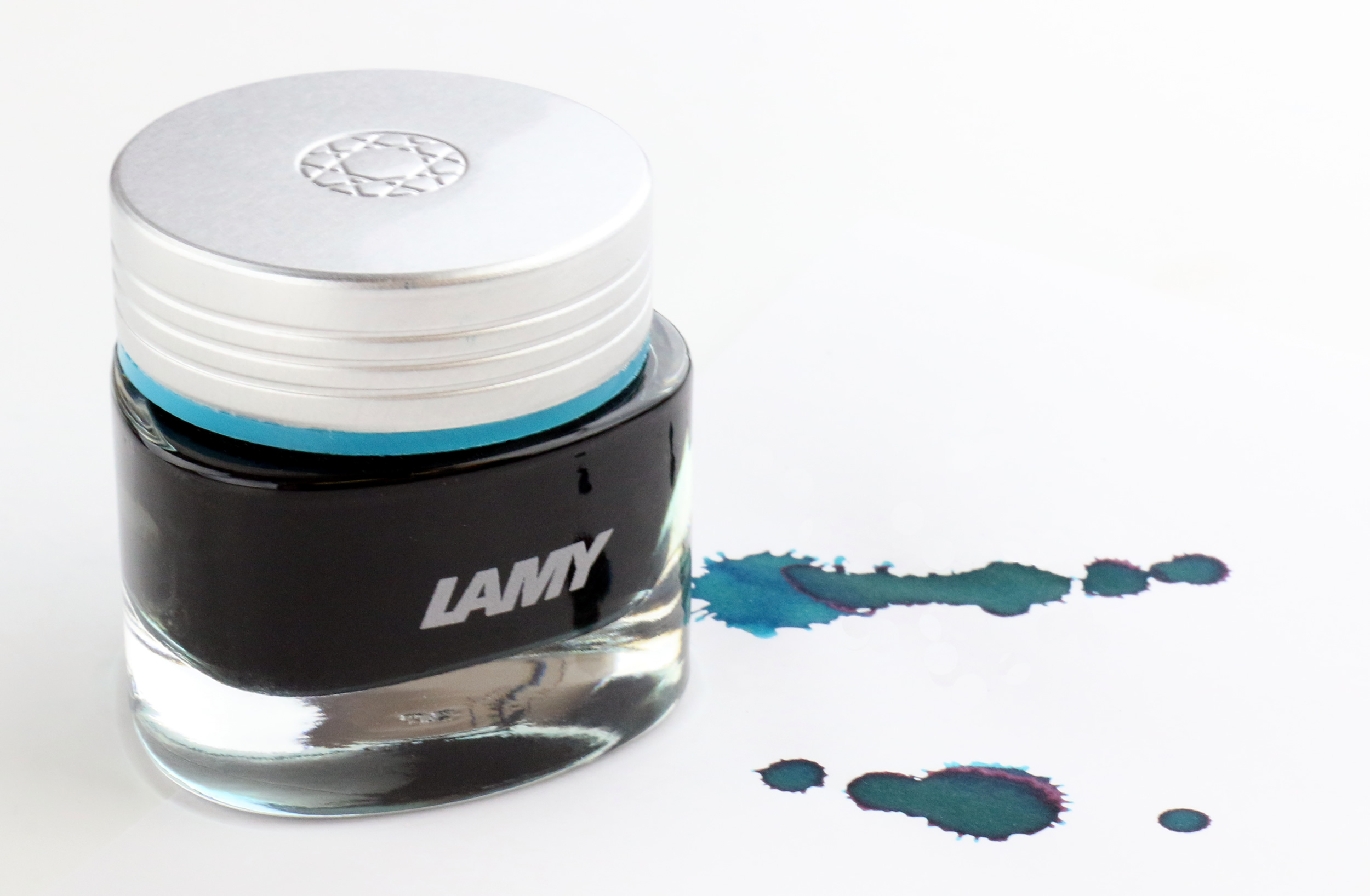 Pen Chalet Ink Review & Giveaway: Lamy Crystal Amazonite Ink - Pen Chalet
