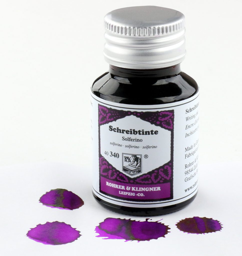 Rohrer & Klingner Solferino Fountain Pen Ink: Weekly Review & Giveaway ...