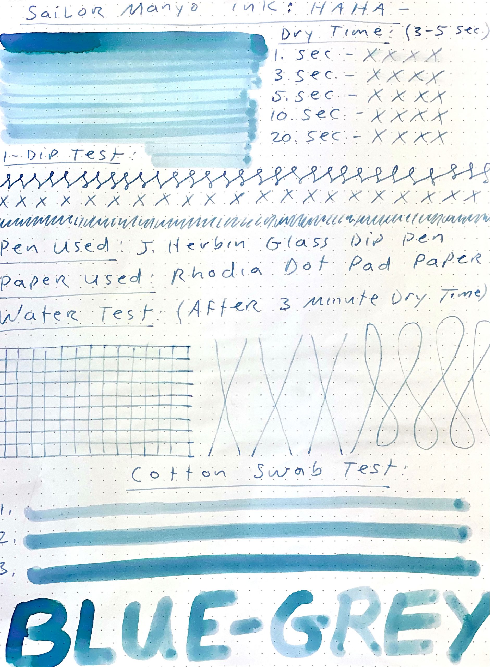 Sailor Manyo Haha Ink Review & Giveaway - Pen Chalet