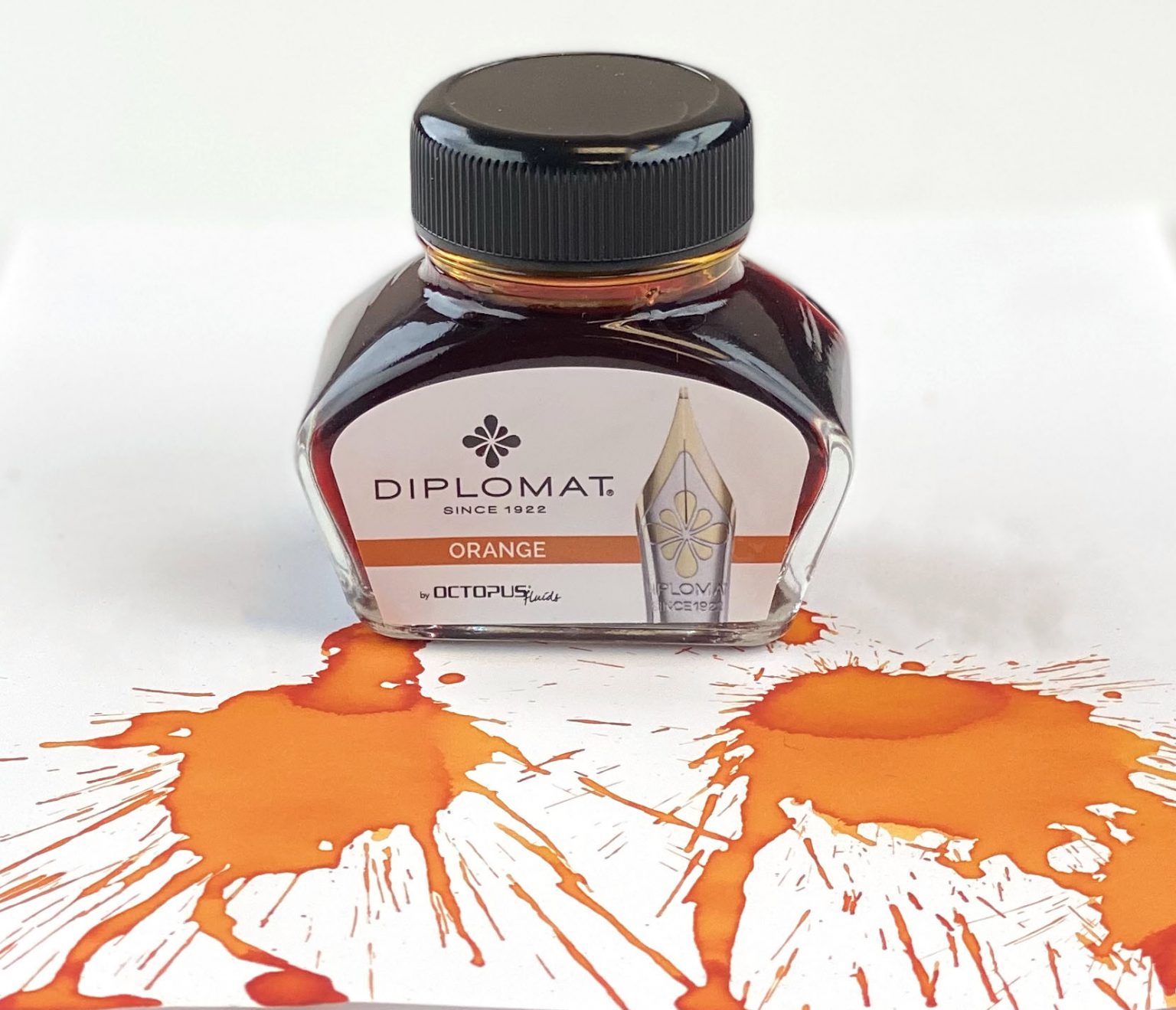 Diplomat Orange Ink Review & Giveaway - Pen Chalet