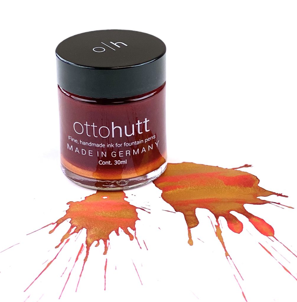 Otto Hutt Gold Dust Ink Review & Giveaway - Pen Chalet