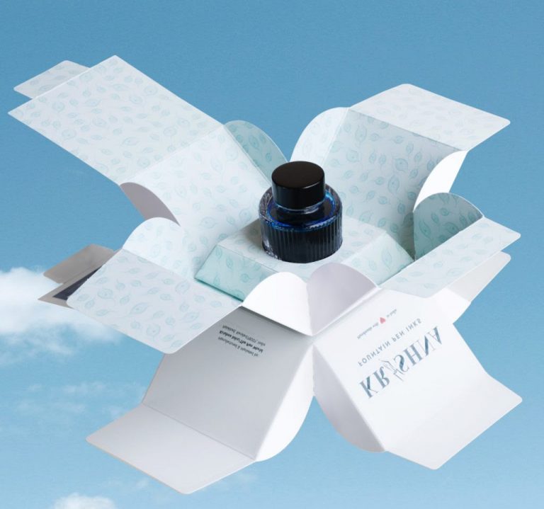 Krishna Urban Peacock Blue Ink Review - Pen Chalet