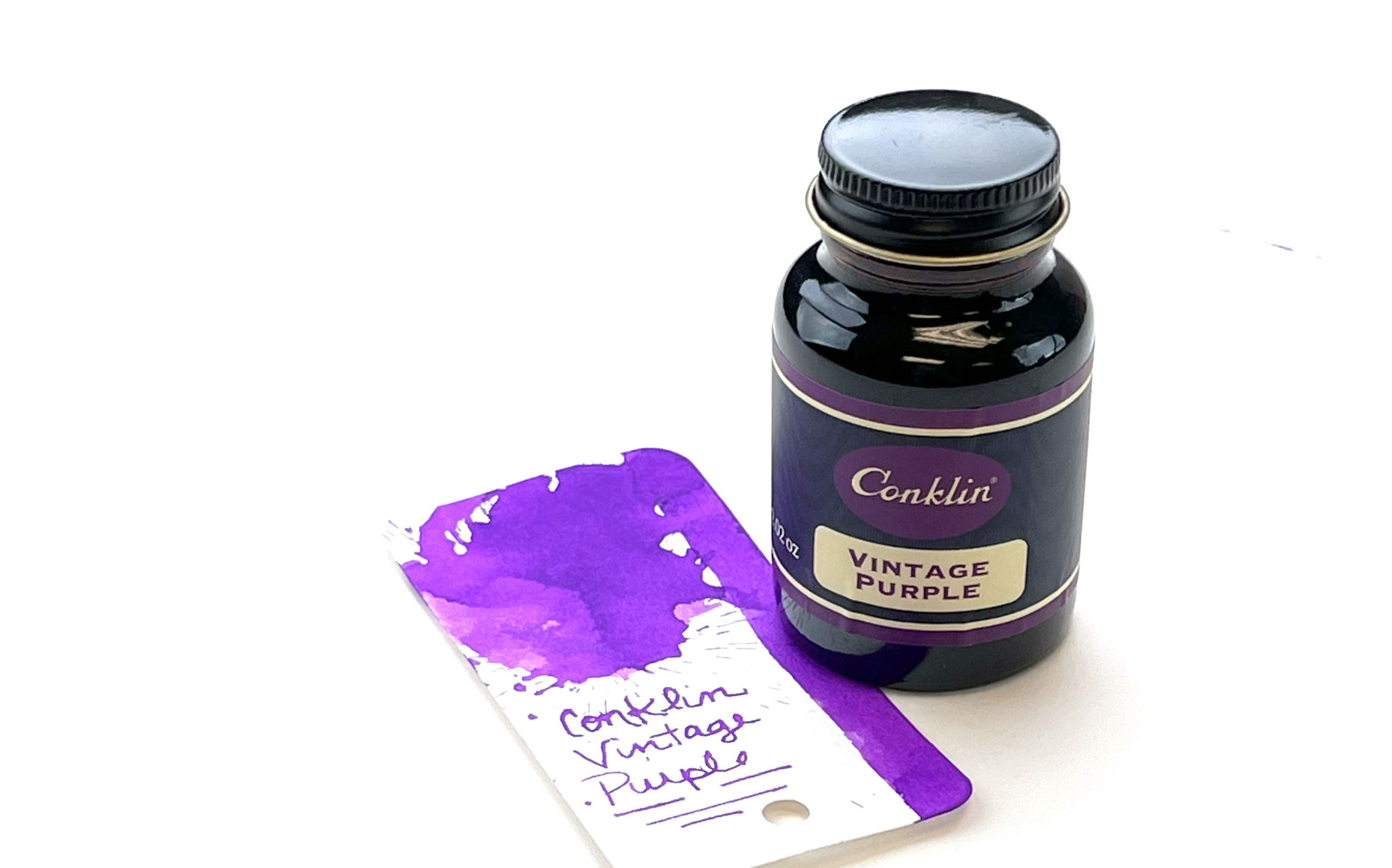Conklin Vintage Purple Ink Review & Giveaway - Pen Chalet