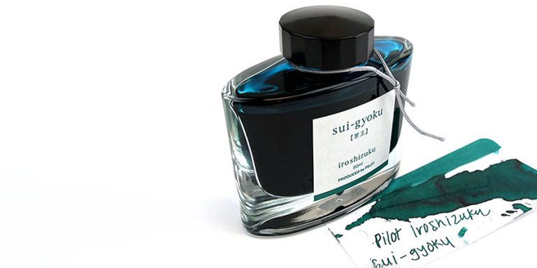 Pilot Iroshizuku Sui-Gyoku Ink Review: Weekly Fountain Pen Ink Review ...