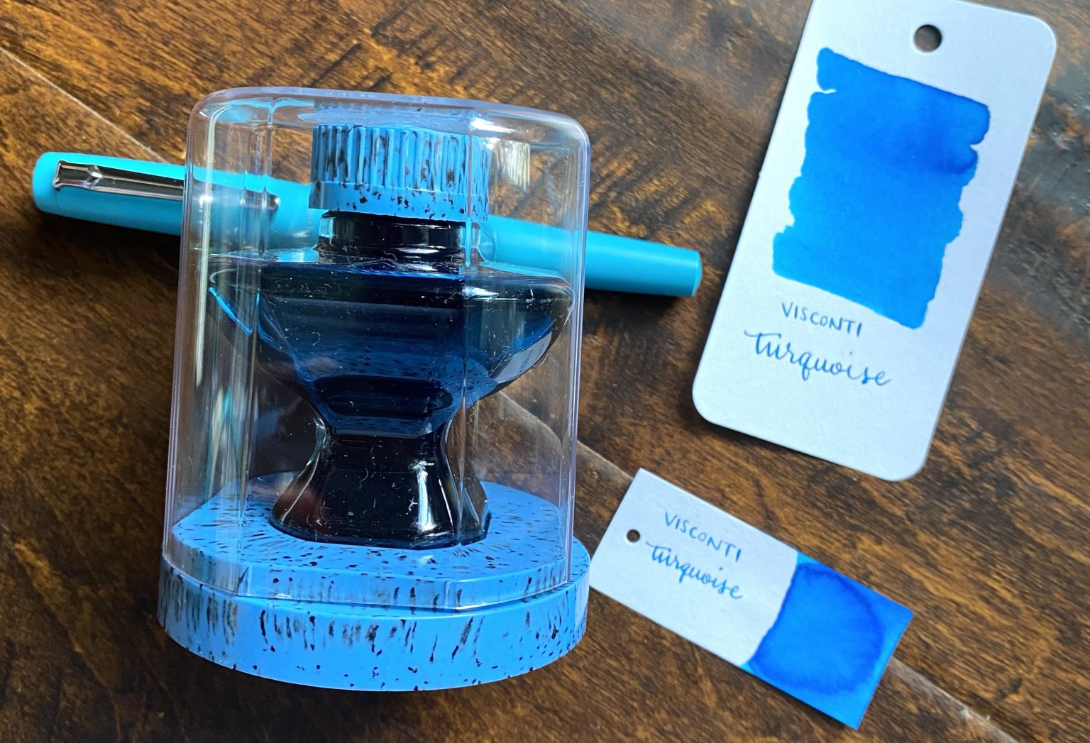 Visconti Turquoise Ink Review & Giveaway - Pen Chalet