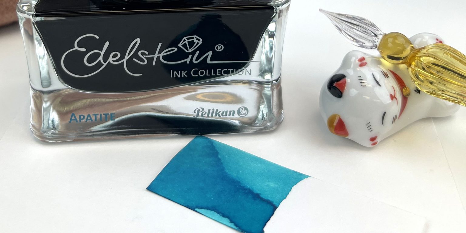 Pelikan Edelstein Apatite Ink Review & Giveaway: 2022 Ink of the Year ...