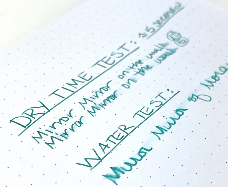 Ferris Wheel Press Mirror Mirror of Moraine Ink Review - Pen Chalet