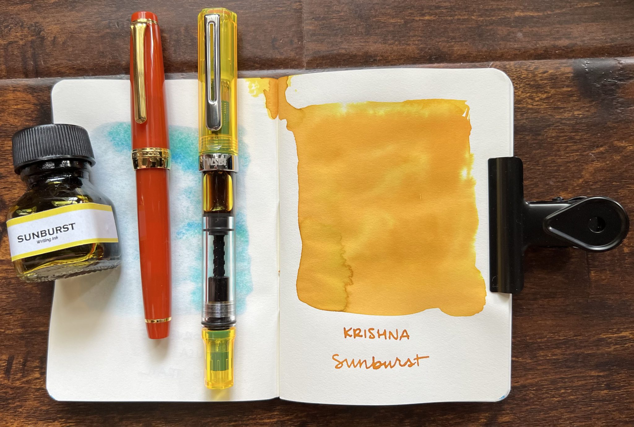 Krishna Sunburst Ink Review & Giveaway - Pen Chalet