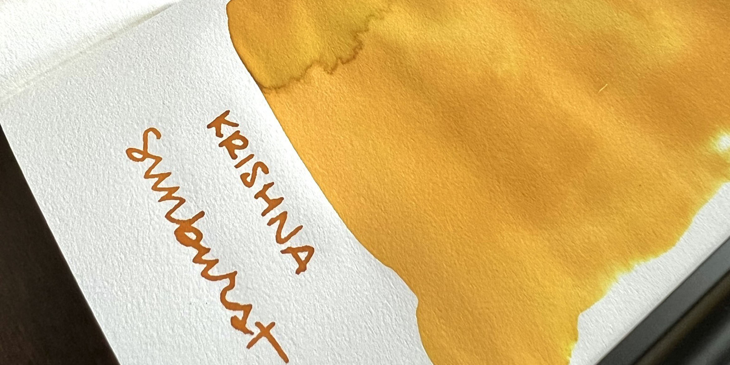 Krishna Sunburst Ink Review & Giveaway - Pen Chalet