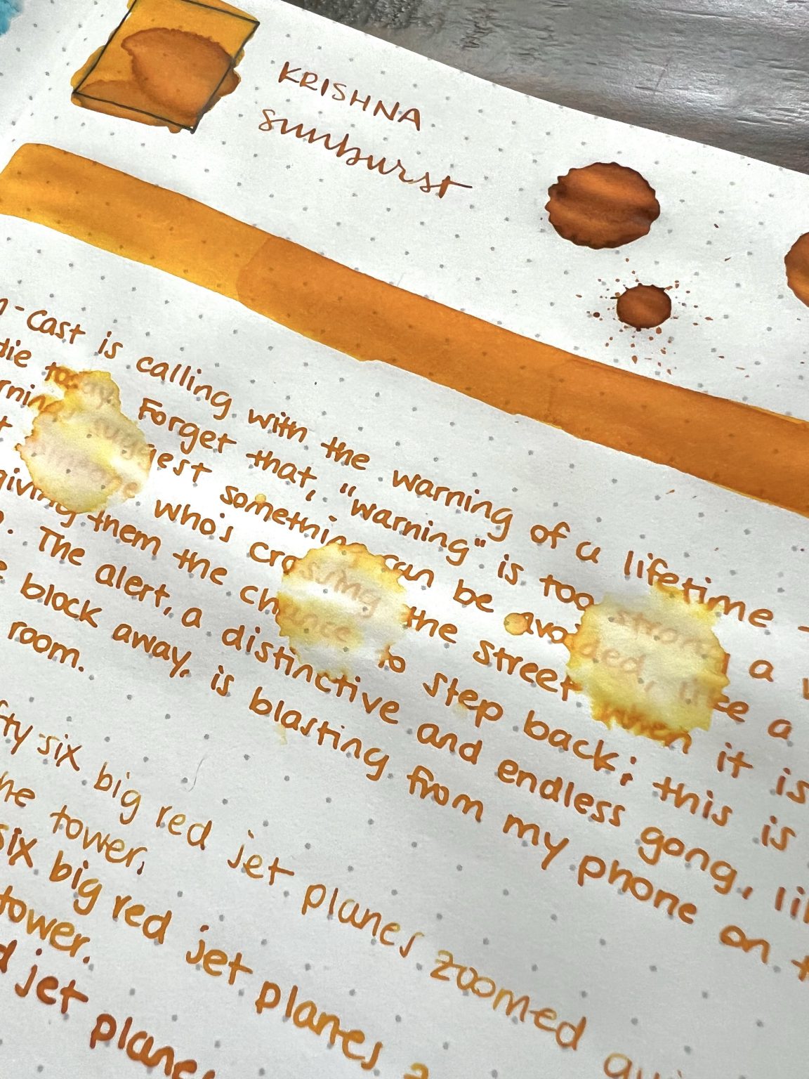 Krishna Sunburst Ink Review & Giveaway - Pen Chalet