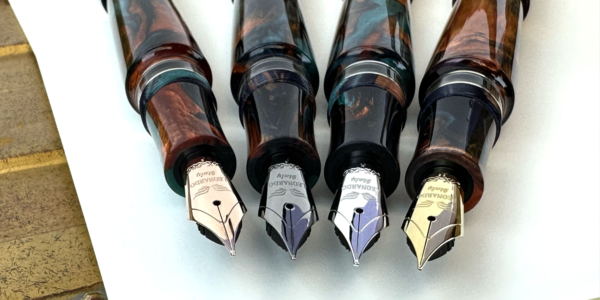 bohemian twilight supernova LE fountain pens_4 trims nibs and ink ...