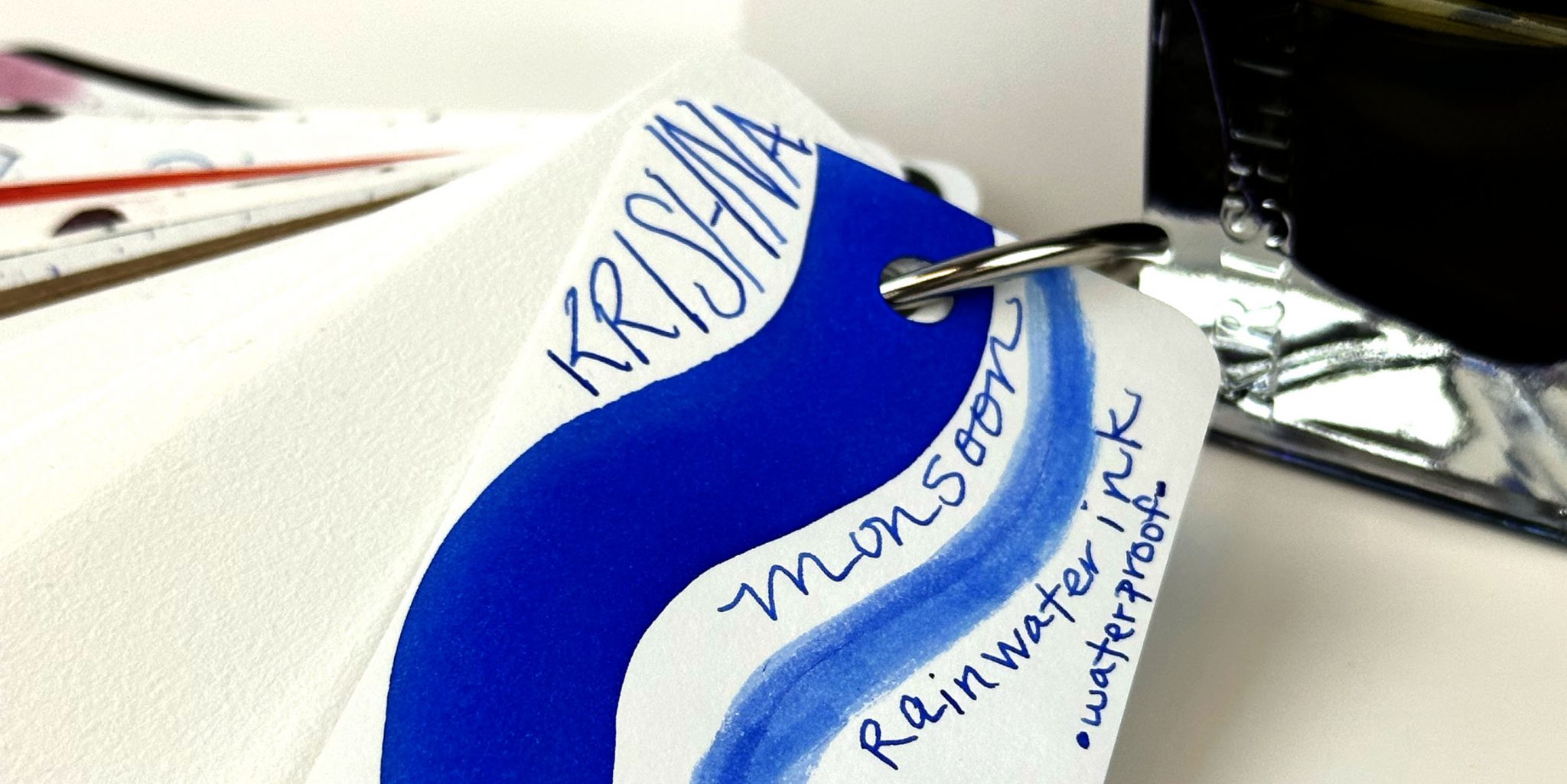 Krishna Rainwater Waterproof Ink Review - Pen Chalet