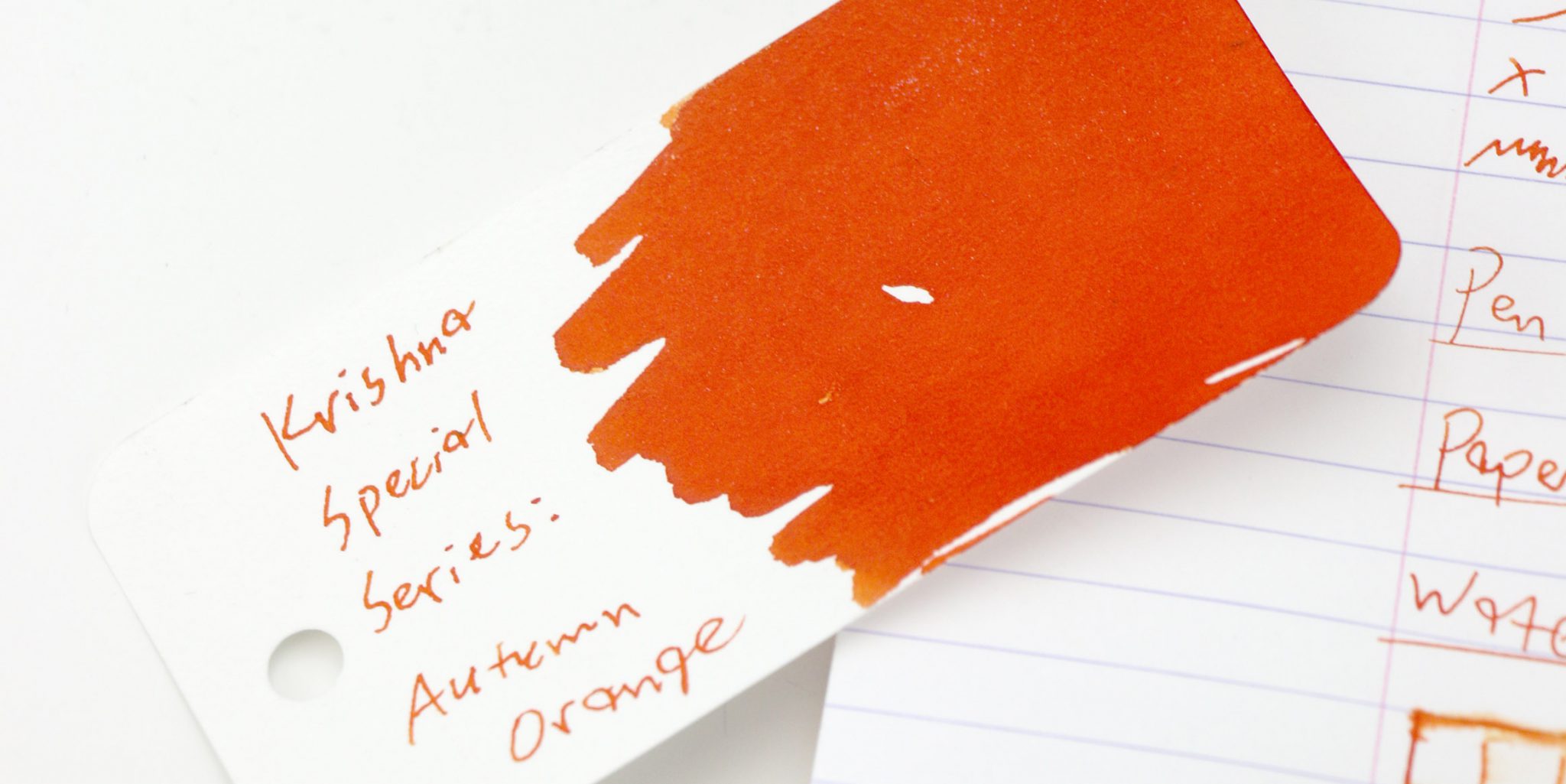 Krishna Autumn Orange Ink Review - Pen Chalet