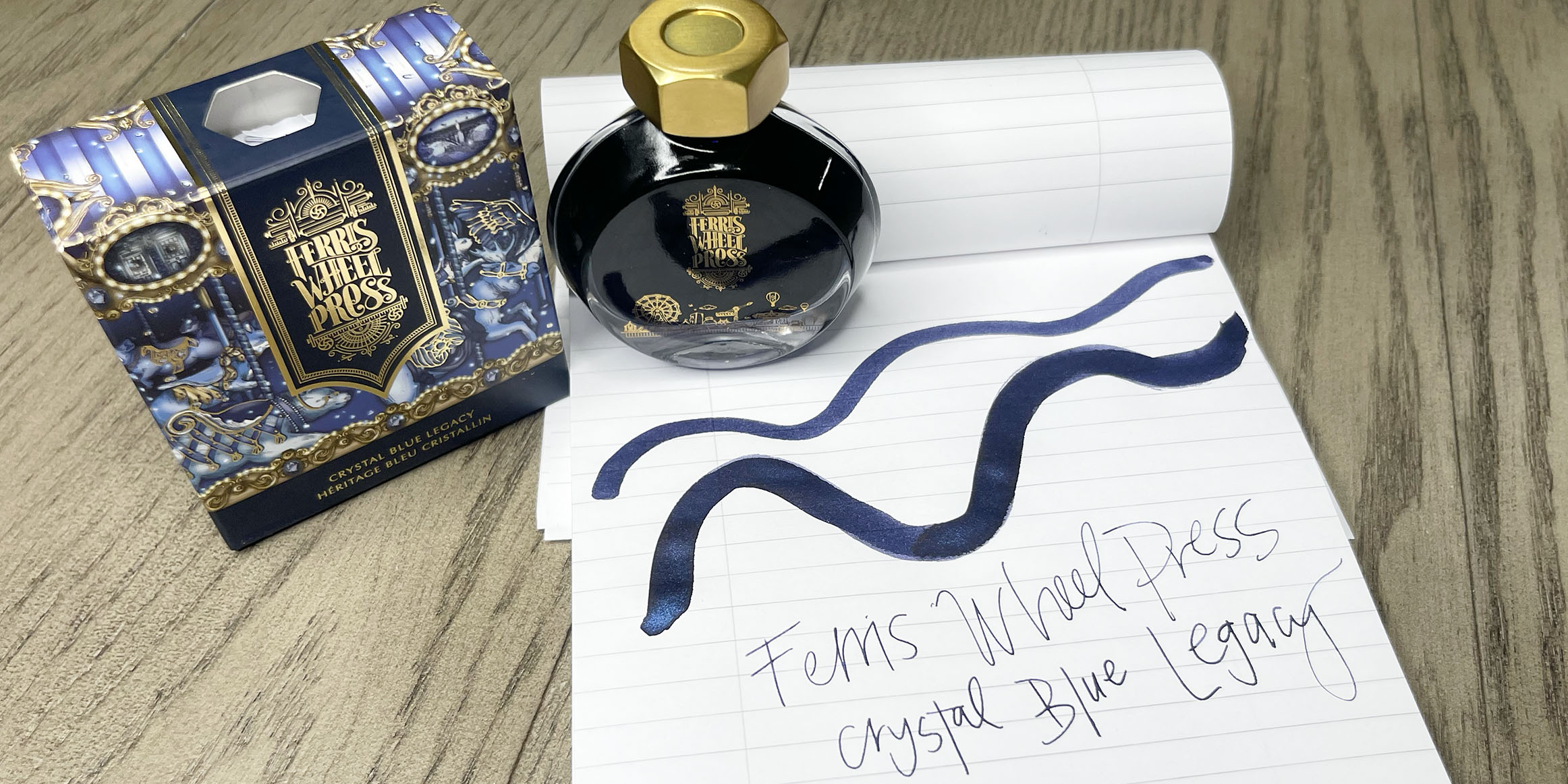 Crystal Blue Legacy Ink: Ferris Wheel Press Review & Giveaway - Pen Chalet