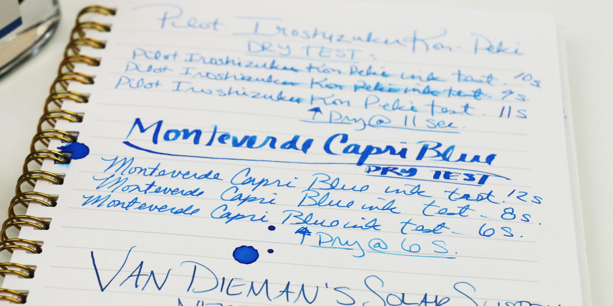 Best Everyday Blue Inks: Monthly Ink Comparison - Pen Chalet