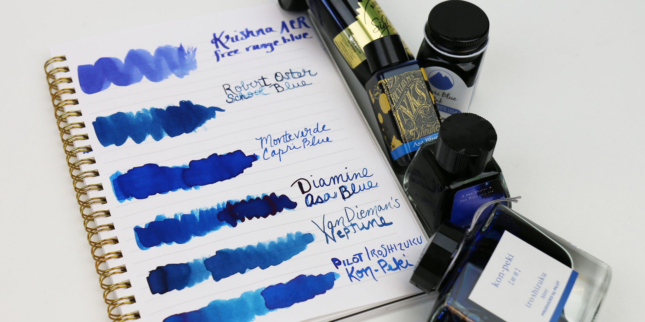 Best Everyday Blue Inks: Monthly Ink Comparison - Pen Chalet
