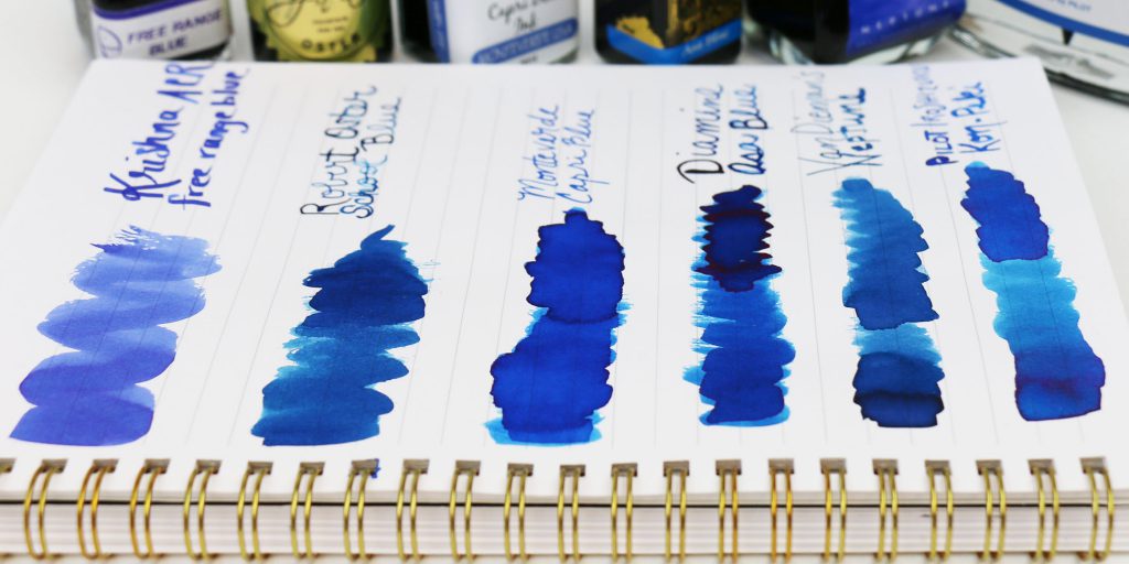 Best Everyday Blue Inks: Monthly Ink Comparison - Pen Chalet