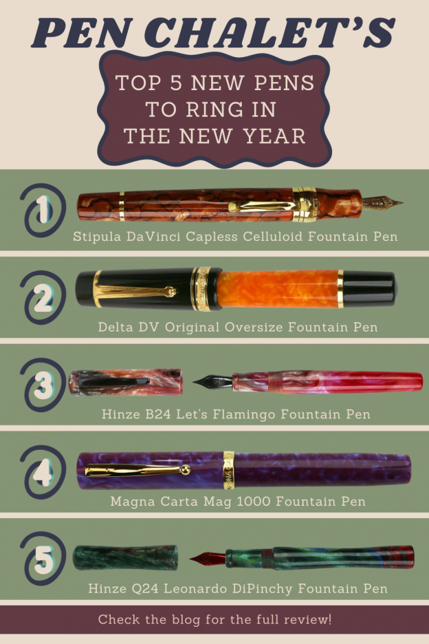 New Luxury Pens to Kick-off 2024: Top 5 Pens for the New Year - Pen Chalet