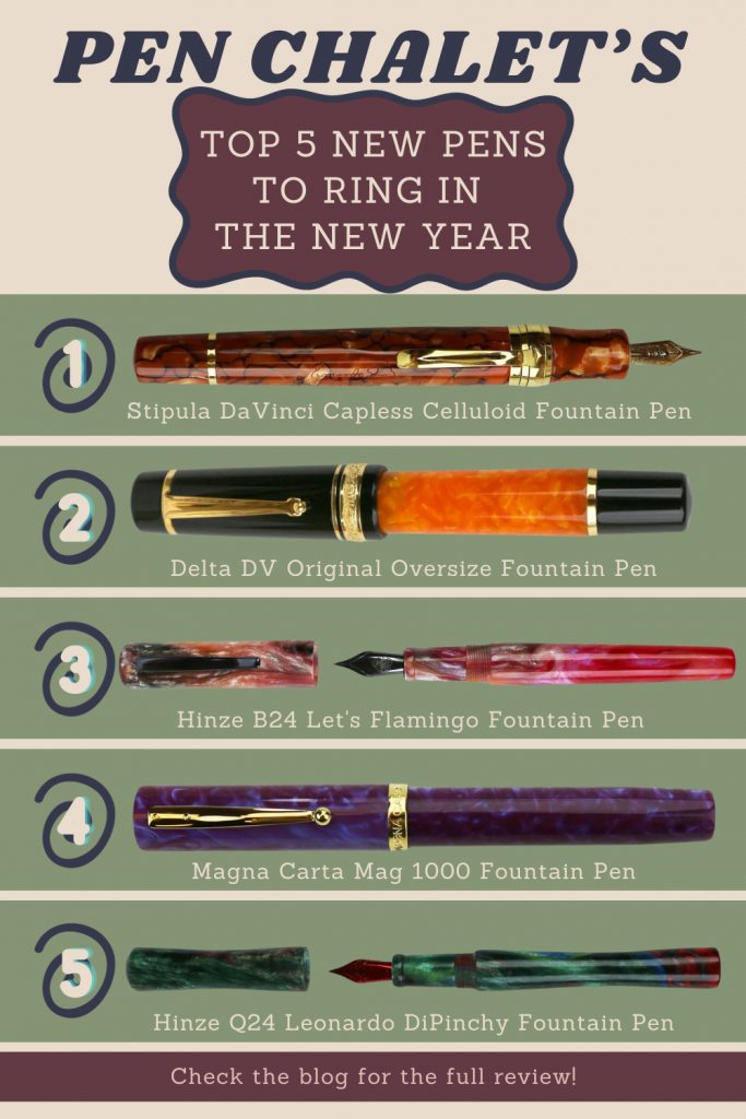 New Luxury Pens to Kick-off 2024: Top 5 Pens for the New Year - Pen Chalet