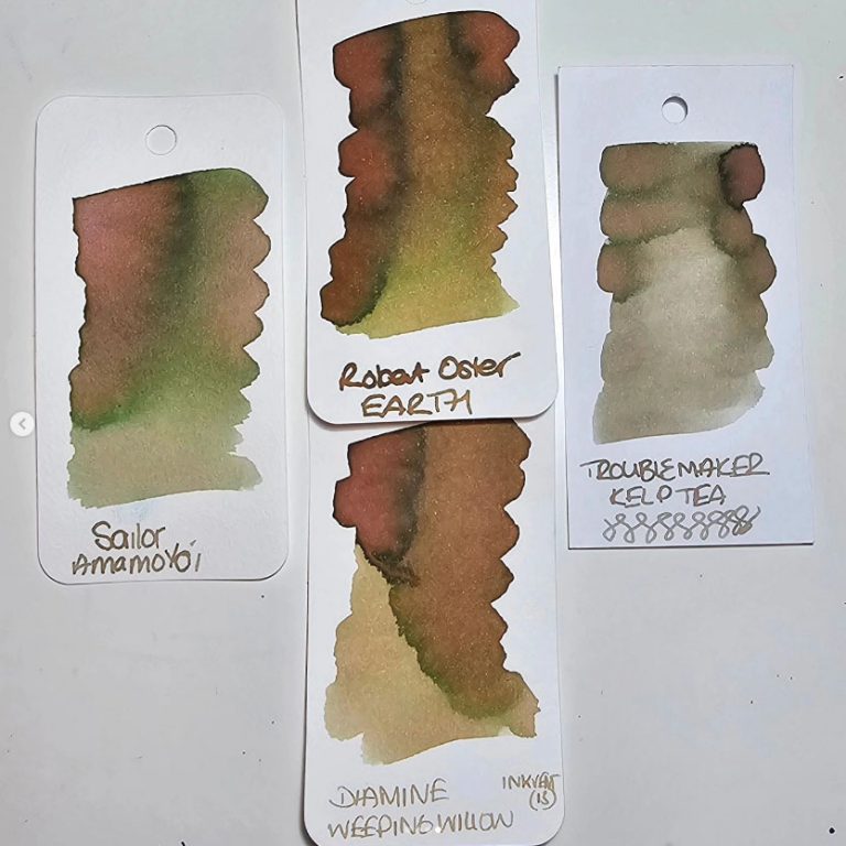 Robert Oster Ink Review: Fire, Water, Earth, and Wind Inks - Pen Chalet