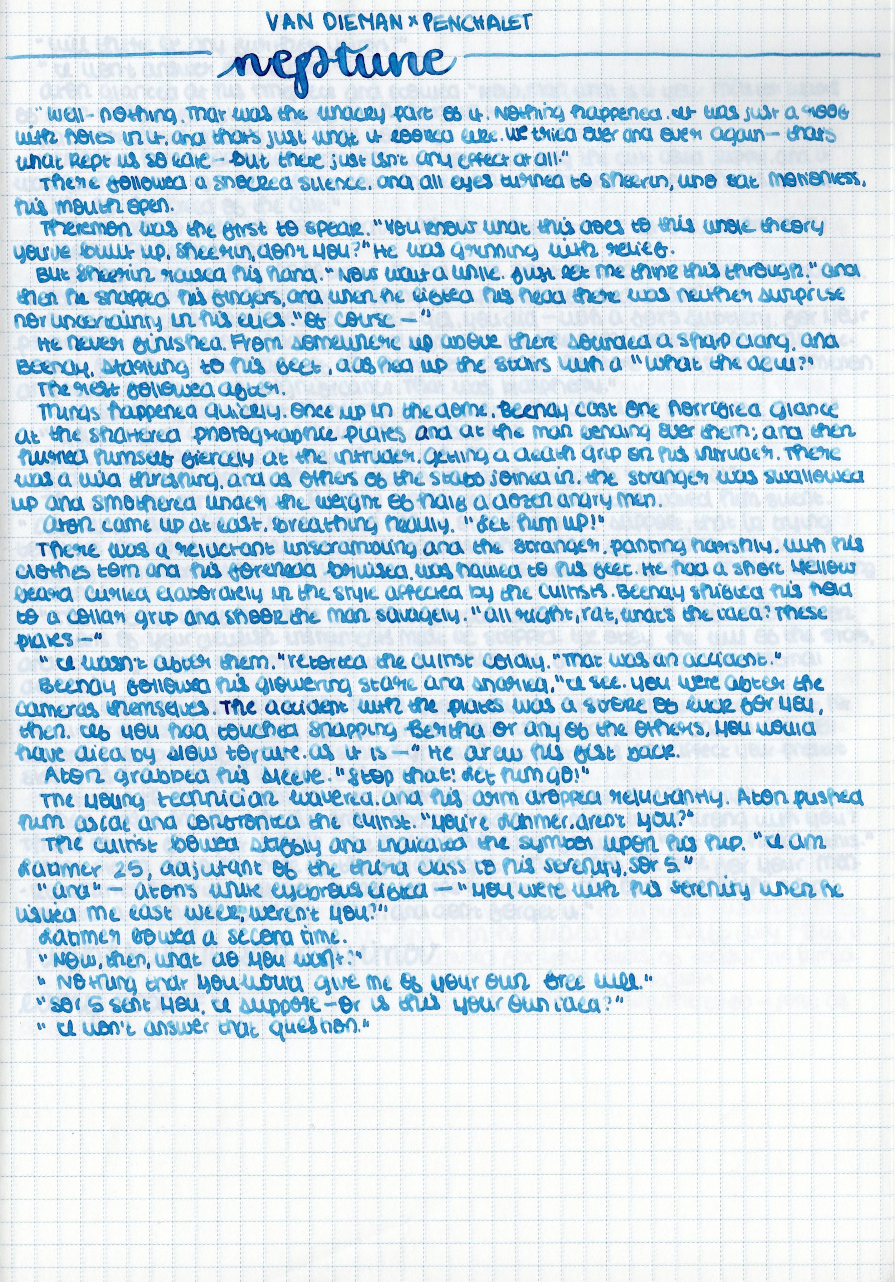 neptune writing sample - Pen Chalet