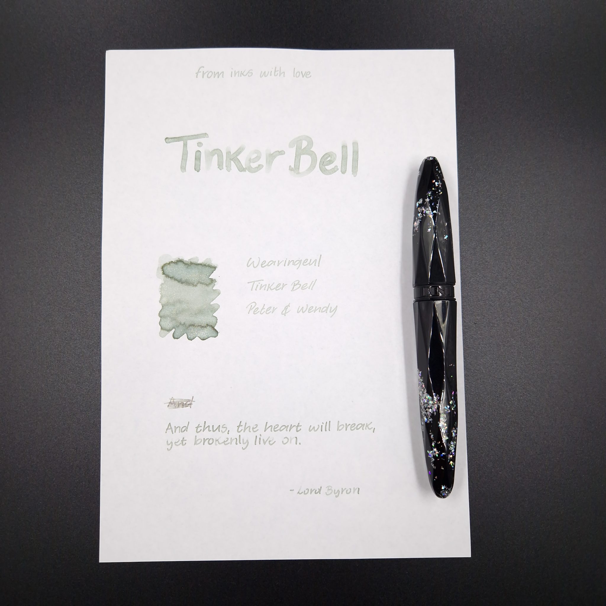 Wearingeul Peter Pan Ink Review: Swatches and Writing Samples - Pen Chalet