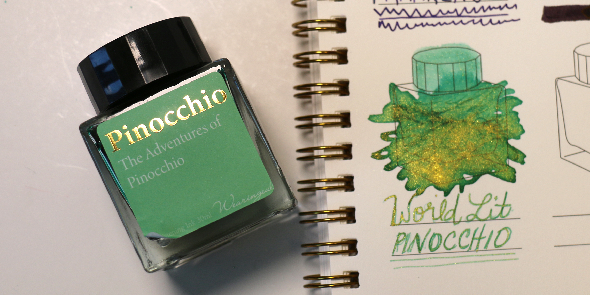 Wearingeul Pinocchio Ink Review: New Glistening Ink - Pen Chalet