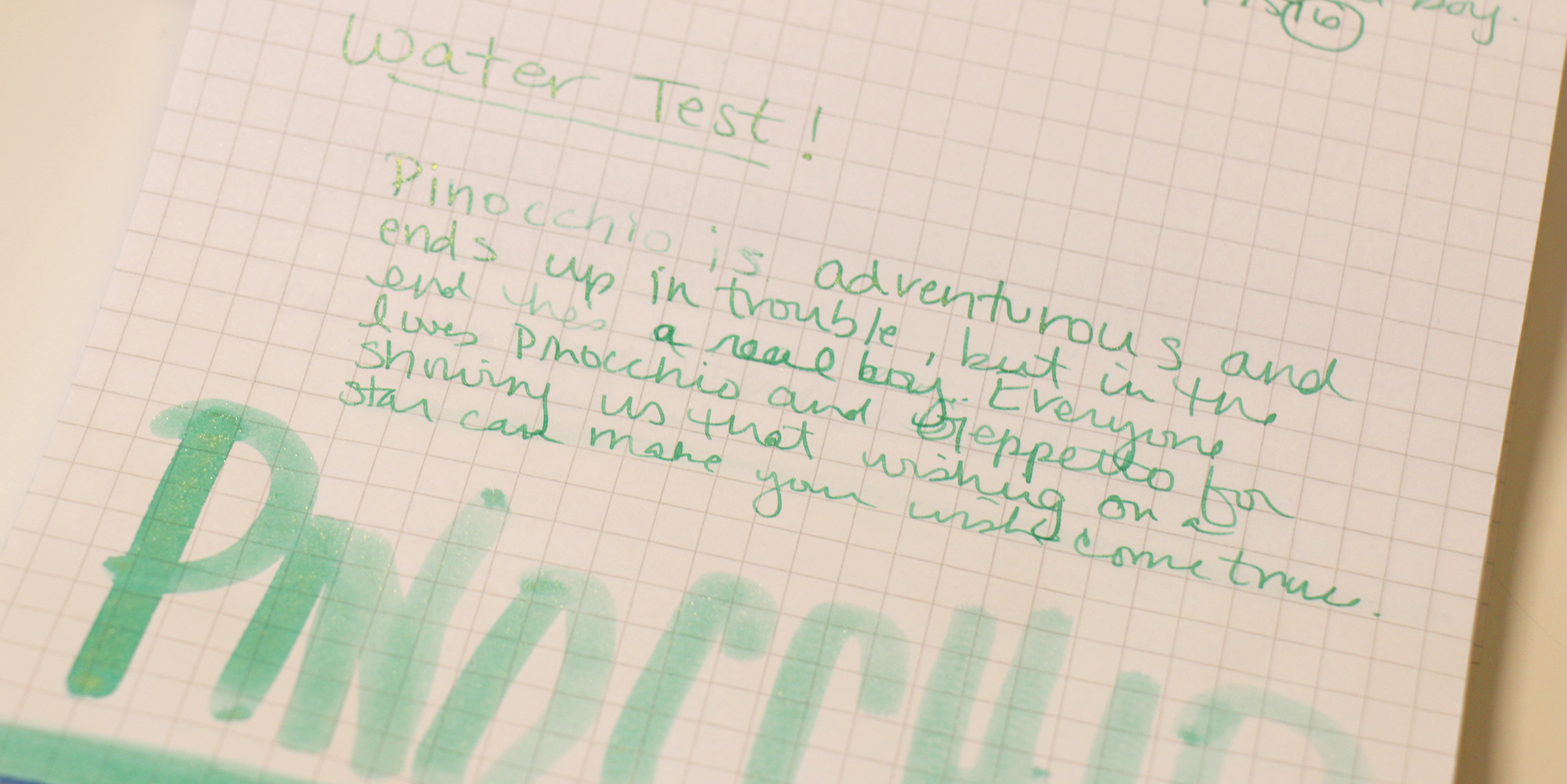 Wearingeul Pinocchio Ink Review: New Glistening Ink - Pen Chalet