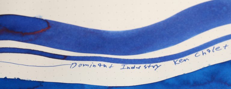 Best Blue Fountain Pen Inks: Pen Chalet Staff Favorites Side-by-Side ...