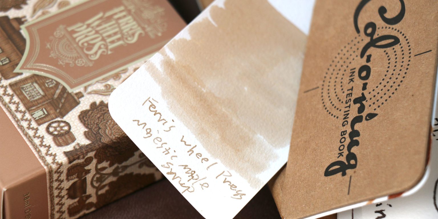 Brown Fountain Pen Ink Comparison: Chestnut, Umber, and Brown Inks ...