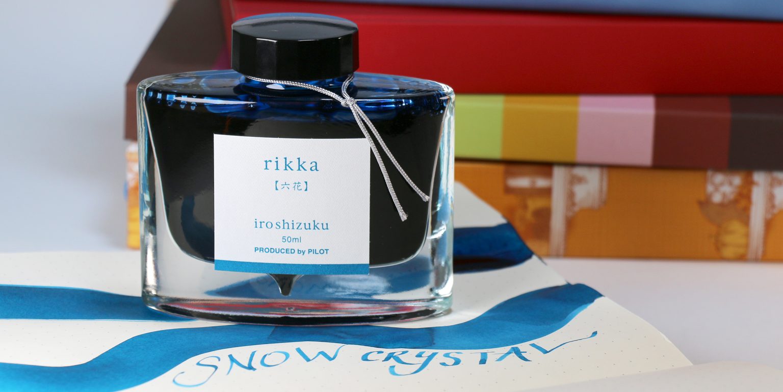 Pilot Iroshizuku Snow Crystal Ink Review | Winter-Inspired Ink - Pen Chalet