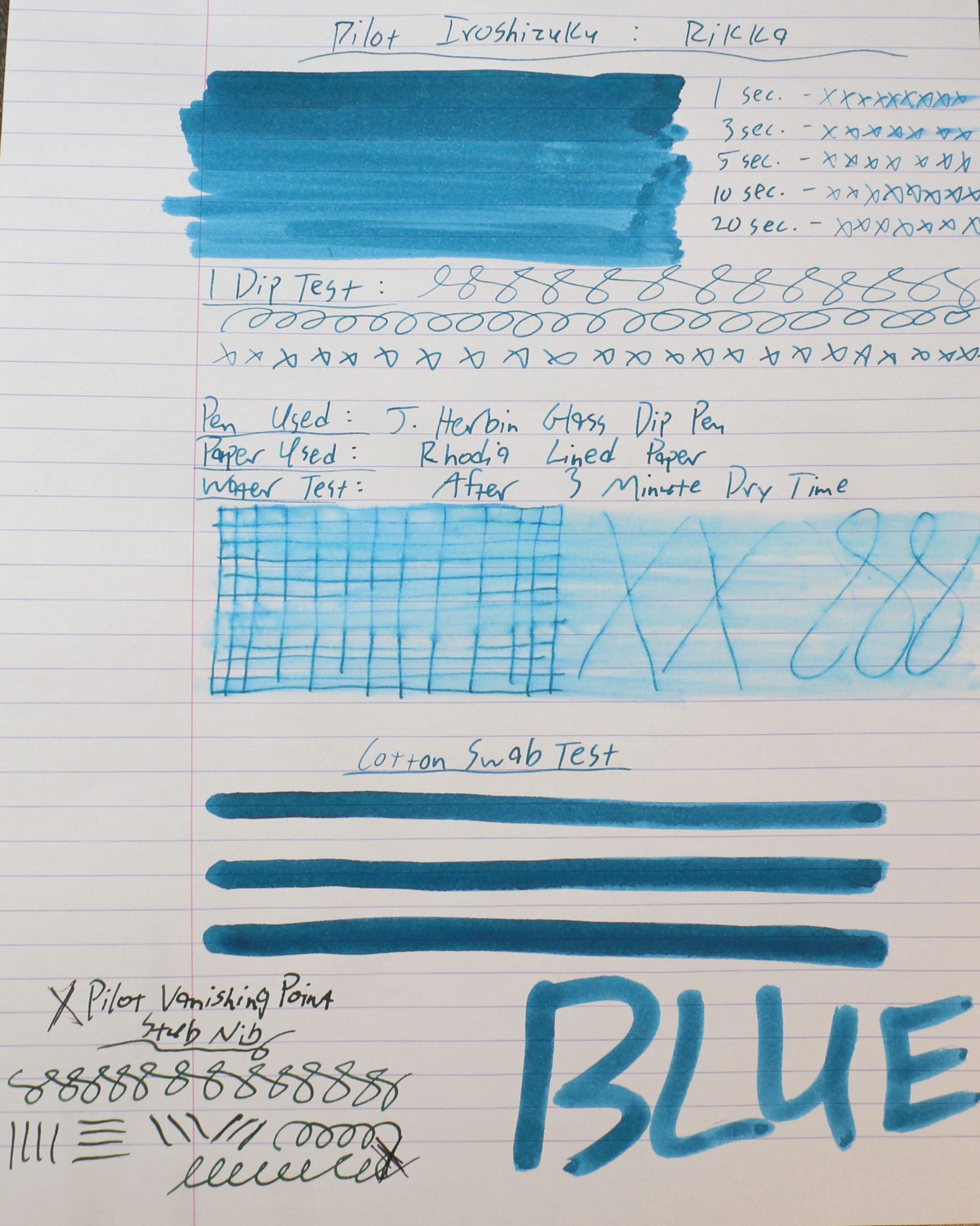 Pilot Iroshizuku Snow Crystal Ink Review | Winter-Inspired Ink - Pen Chalet