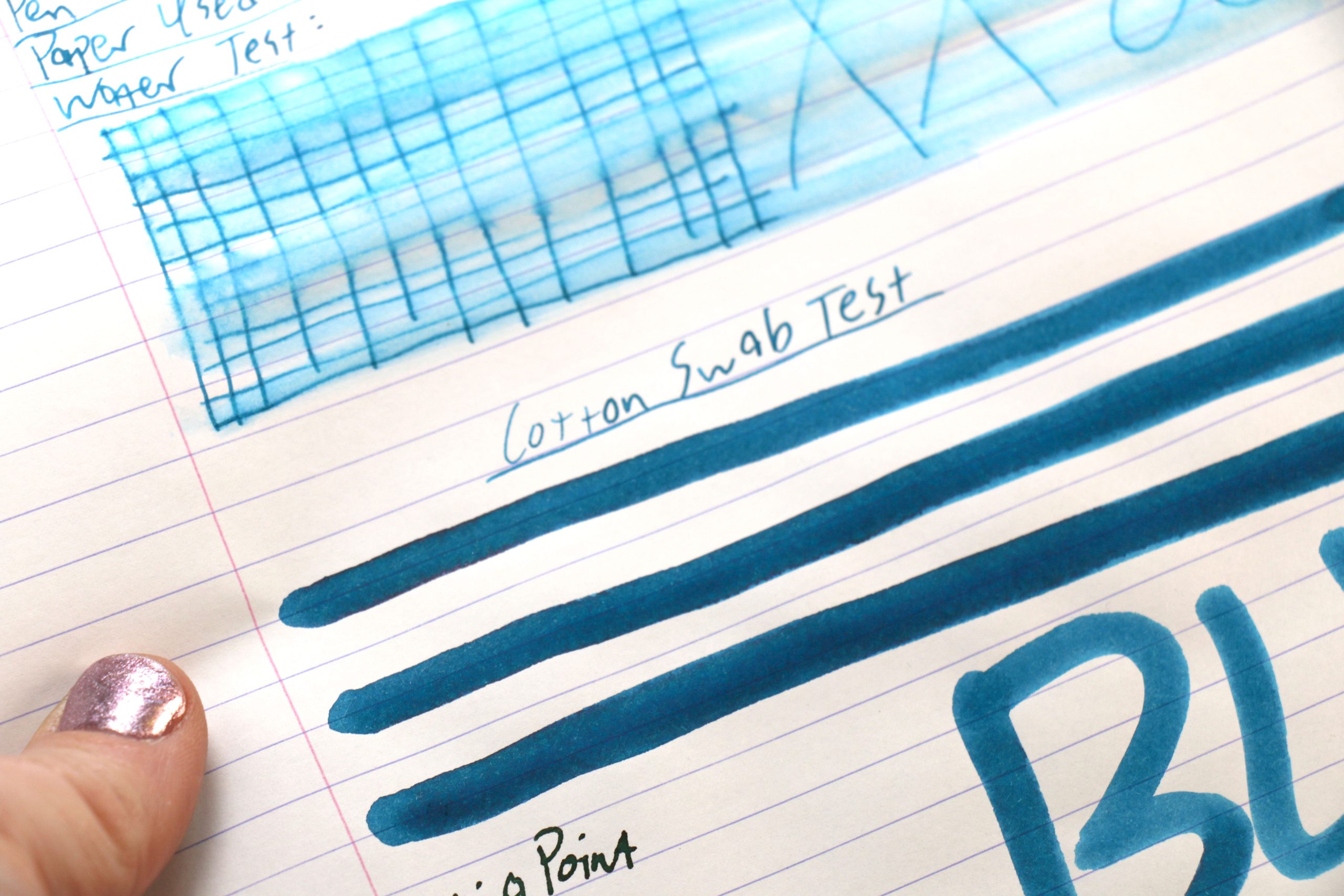 Pilot Iroshizuku Rikka Snow Crystal Ink Review_ink review tests_NateB ...