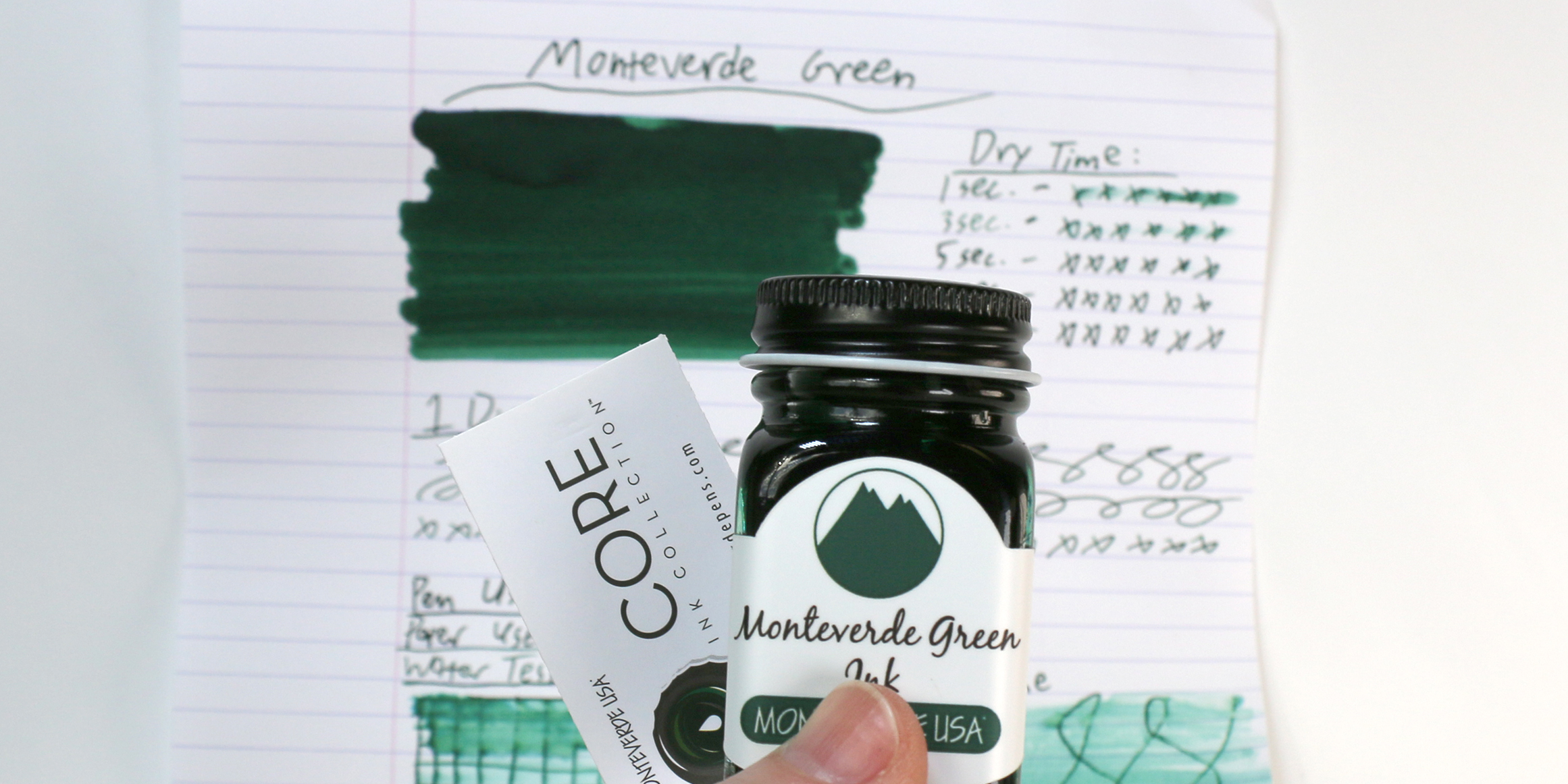 Monteverde Green Ink Review: Dark Emerald Performs Like Black - Pen Chalet