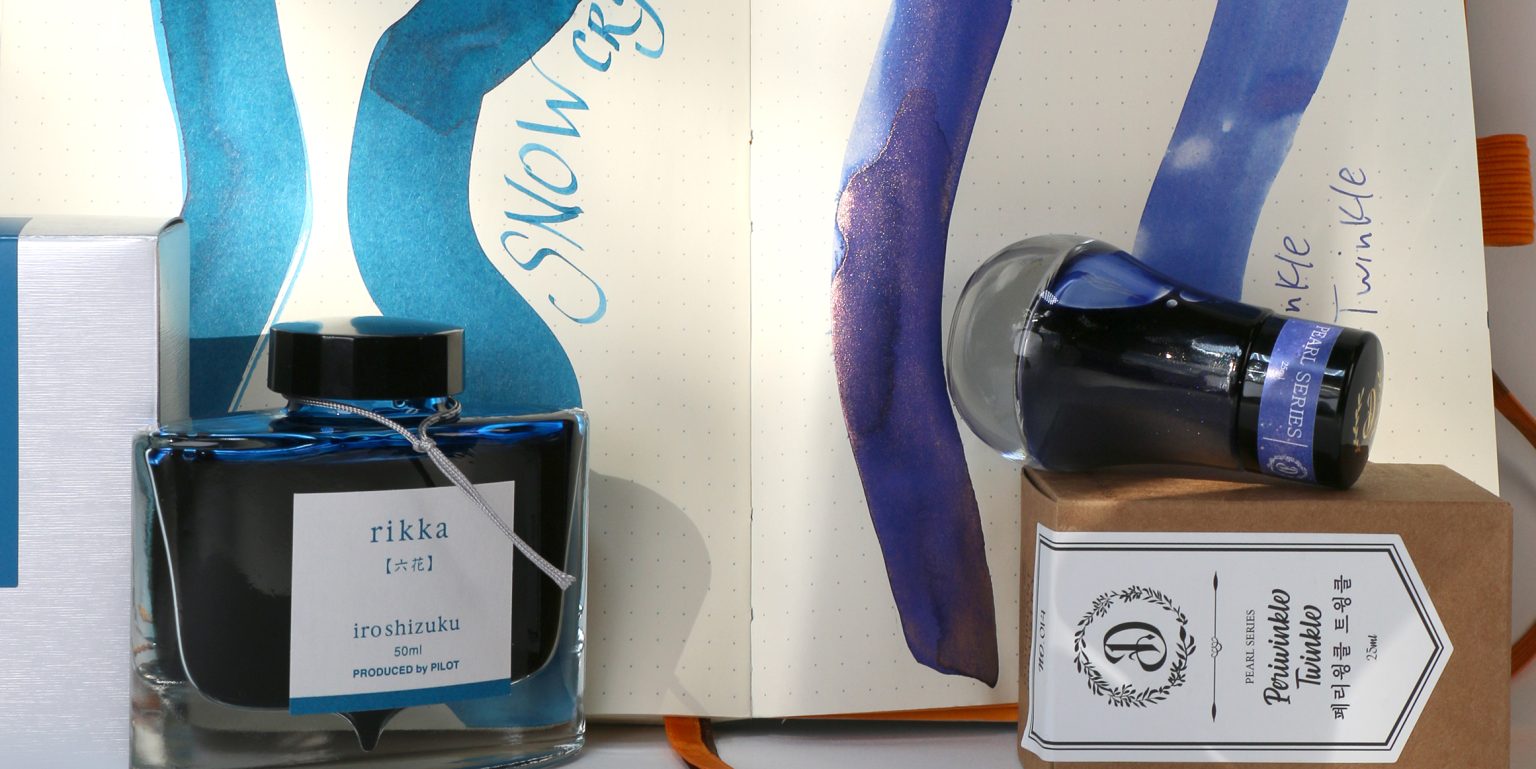 Snow Crystal vs Periwinkle Twinkle Ink: Reader-Requested Comparison ...