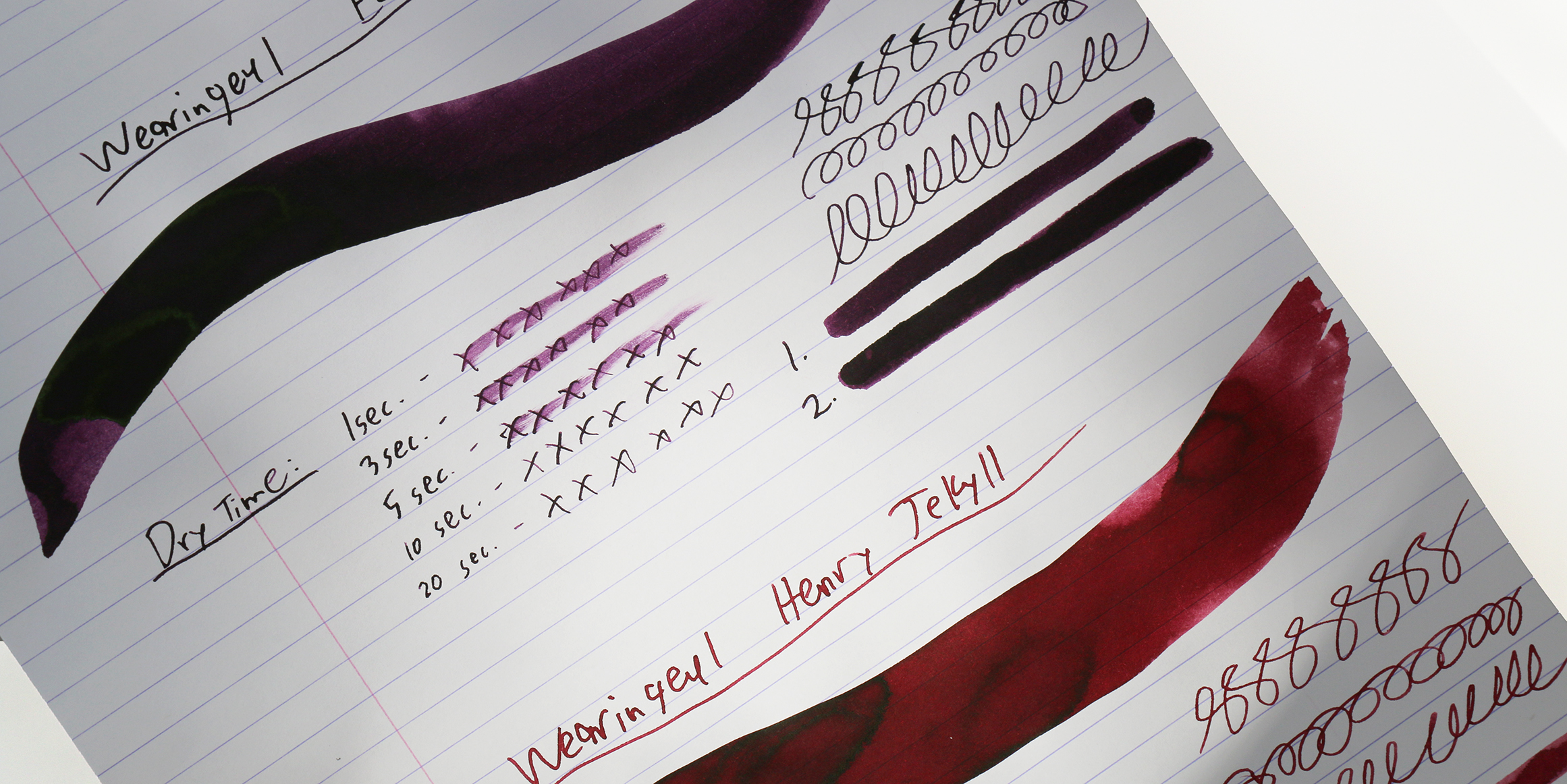 Wearingeul Jekyll and Hyde Inks Review | Dual Personalities in Ink ...