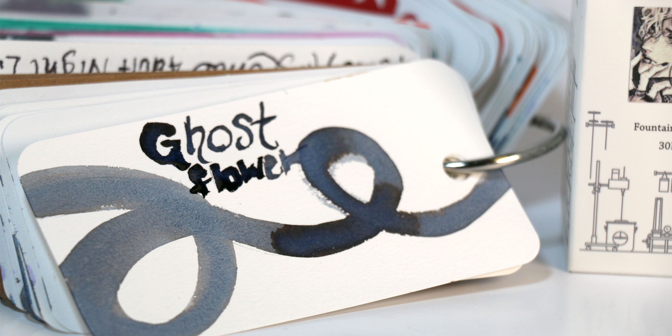 Tono & Lims Ghost Flower Review: Blue-Grey Fountain Pen Ink | Pen Chalet