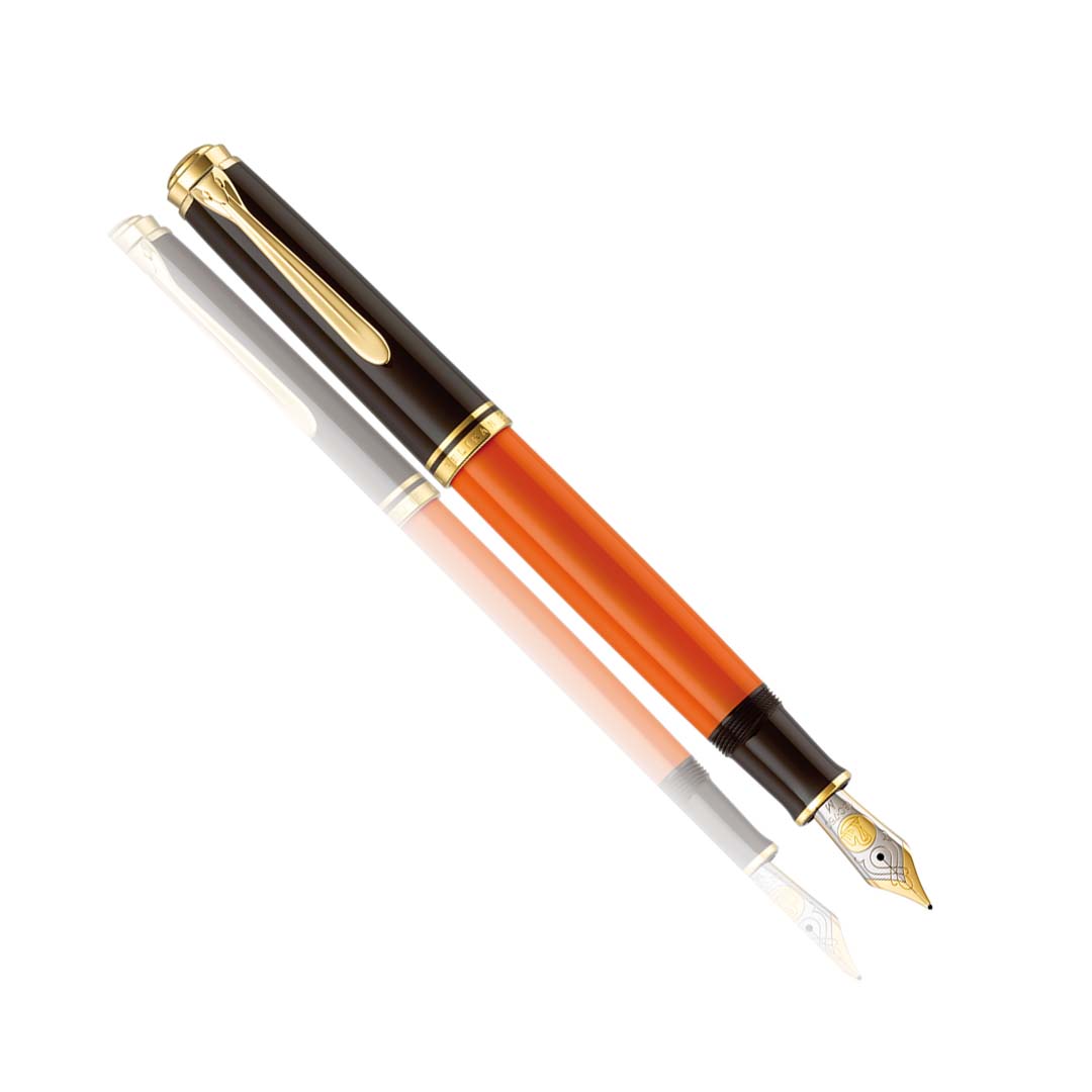 Pelikan Special Edition Souveran M800 Burnt Orange Fountain Pens